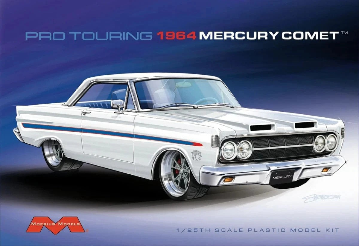 Moebius Models ProTouring 1964 Mercury Comet 1/25th Scale Plastic Model ...